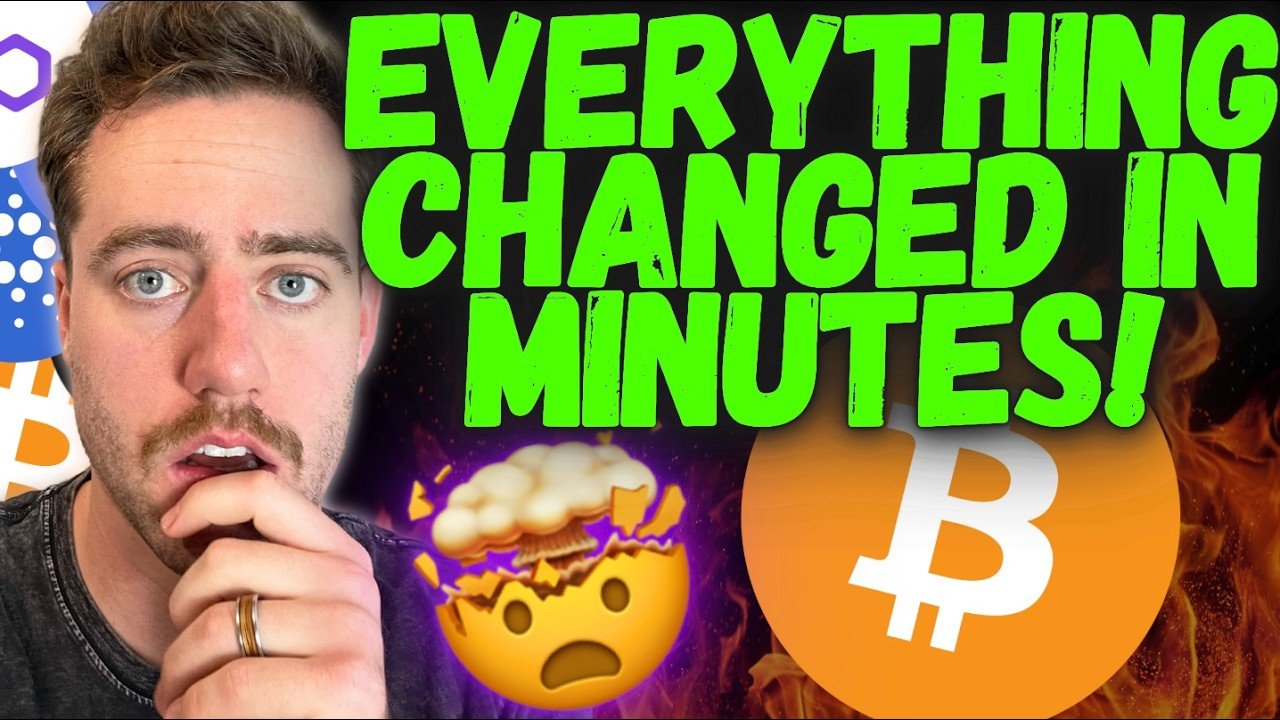 BITCOIN - EVERYTHING CHANGED IN MINUTES! (THE FLIP ON THIS IS FINAL ...