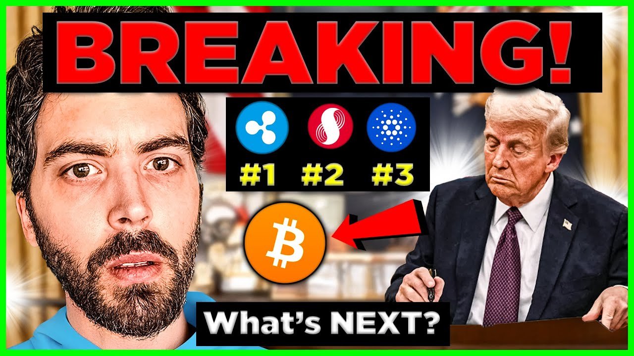 BREAKING: Trump signs BIG Bitcoin Executive Order (Top 4 Crypto Coins ...