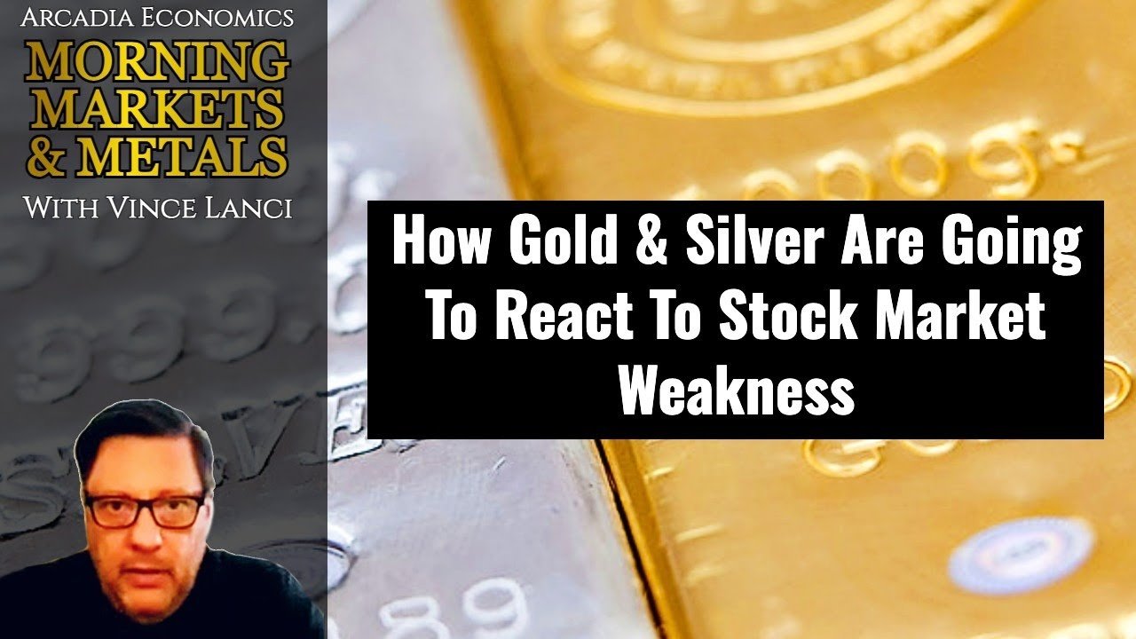How Gold & Silver Are Going To React To Stock Market Weakness (Uncut ...